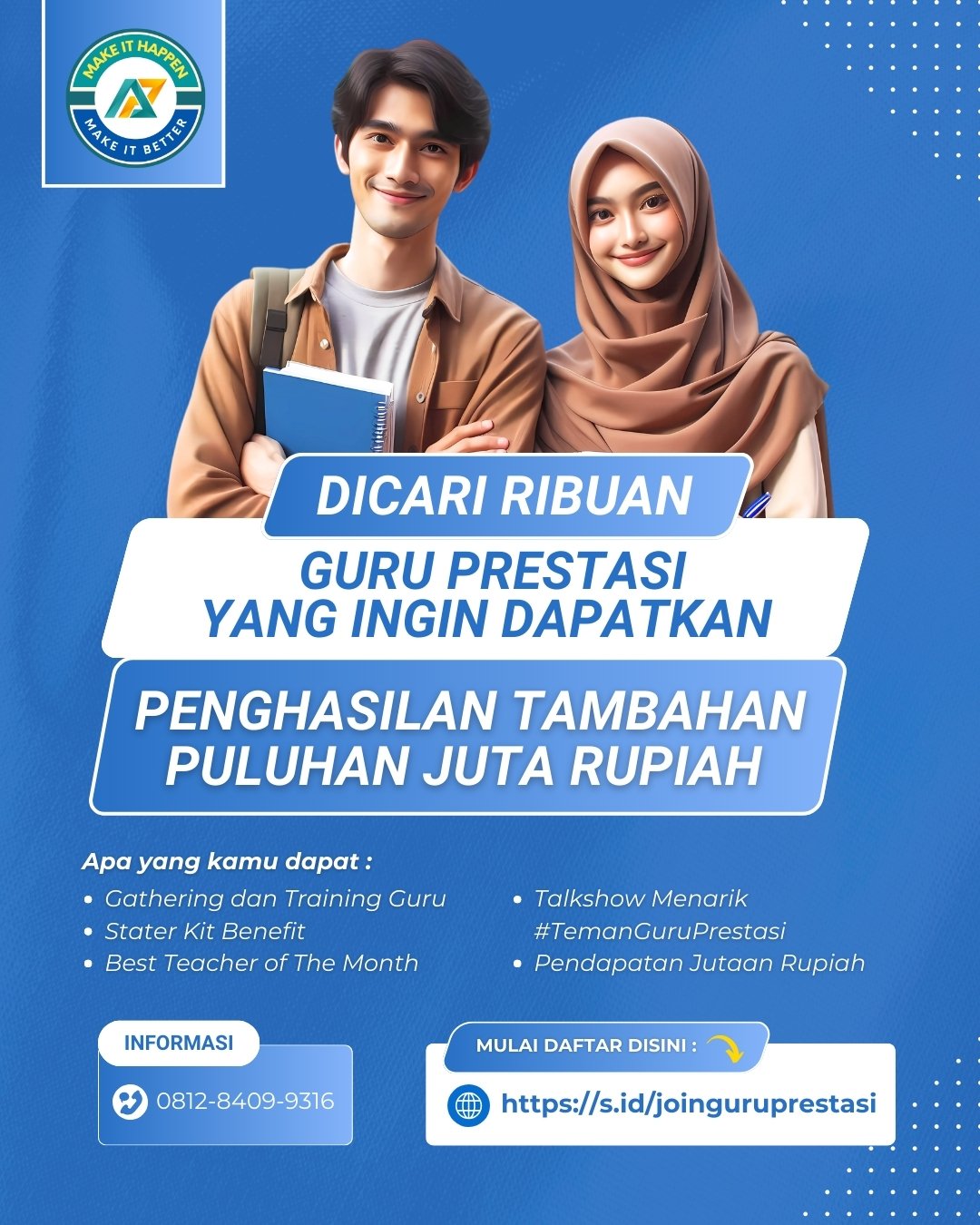 Lowongan Guru Di Akademi Prestasi - Garansi Lulus PTN